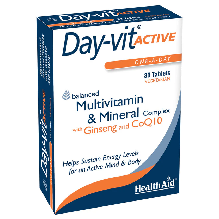 HEALTHAID multivitamin & mineral tablets day-vit active 30