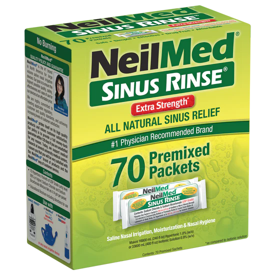 Neilmed Adult Nasal Irrigation Hypertonic Sachets – Nasal Health Solution