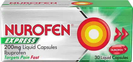 NUROFEN EXPRESS liquid capsules 200mg 30