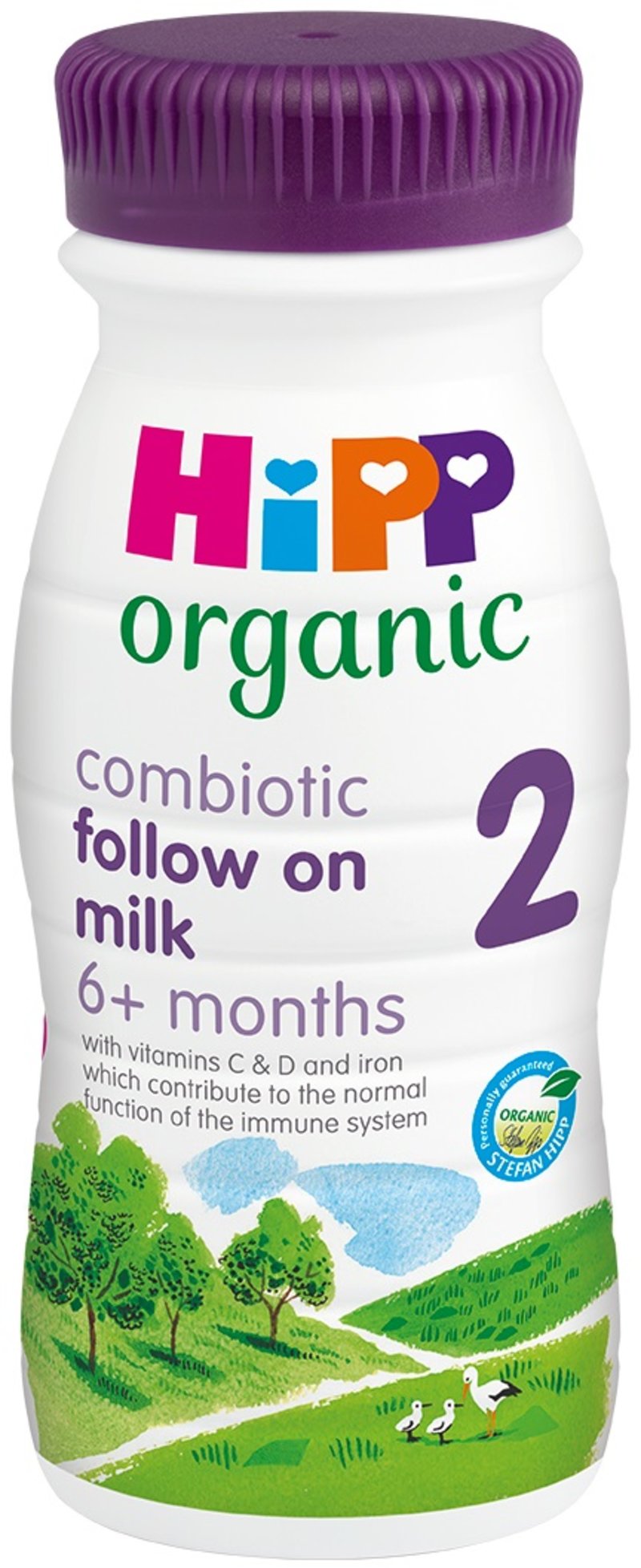 HIPP organic 2 follow on milk ready to feed liquid 6m+ 200ml