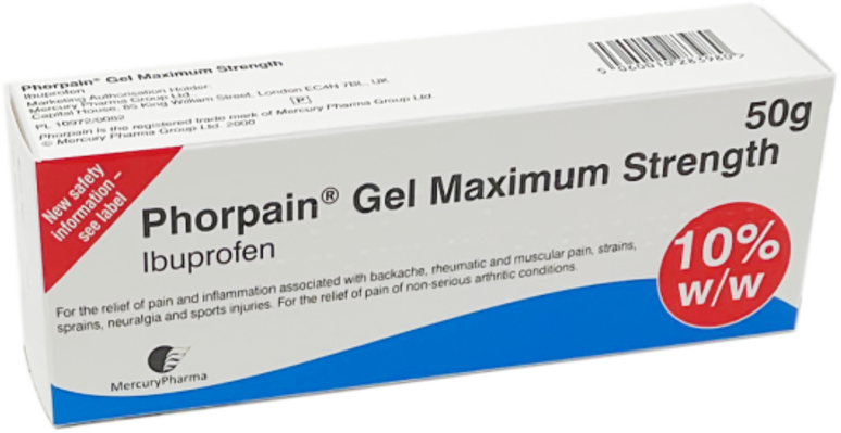 PHORPAIN gel 10% 50g