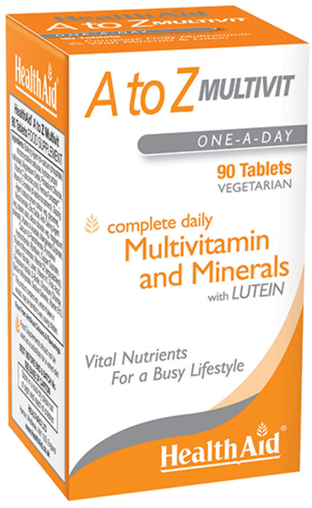 HEALTHAID multivitamin & mineral tablets A to Z 90