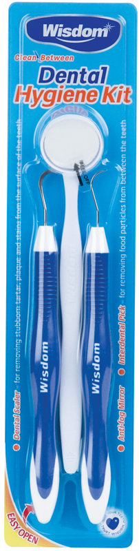 WISDOM interdental products dental hygiene kit