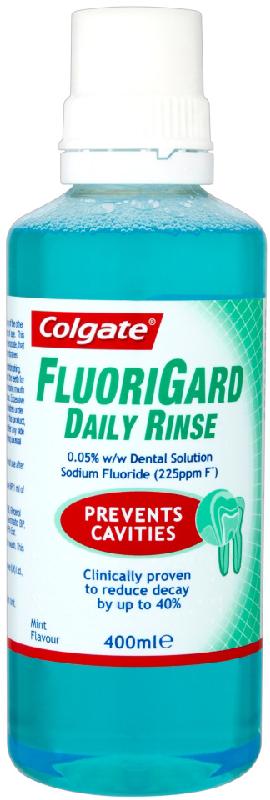 COLGATE mouthrinse fluorigard daily rinse 400ml 4