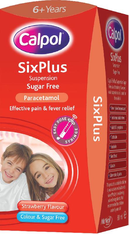 CALPOL SIX PLUS Suspension S/F 250mg/5ml – Fast Pain & Fever Relief | PCG
