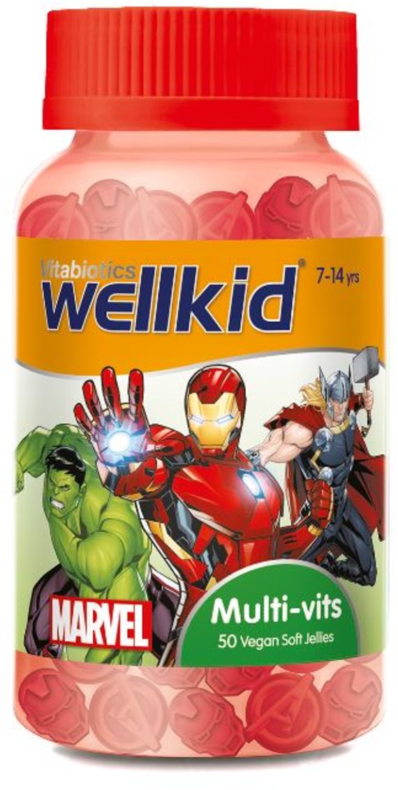 WELLKID gummies marvel, multivitamin 50