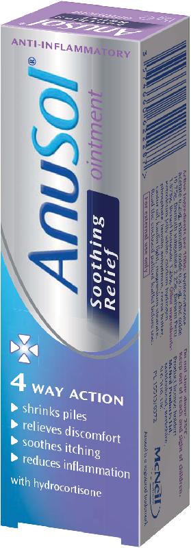 ANUSOL soothing relief ointment 15g